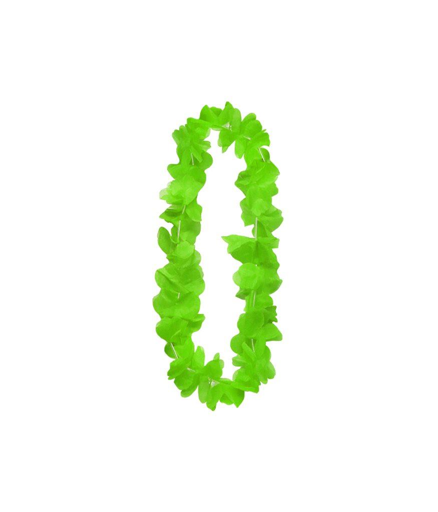 Lime Green Flower Lei | LookSharpStore