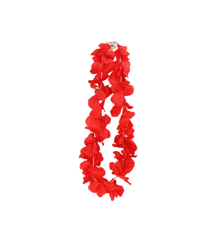 Red Flower Lei – LookSharpStore