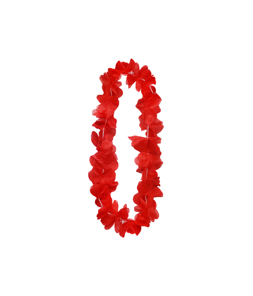 Red Flower Lei | LookSharpStore