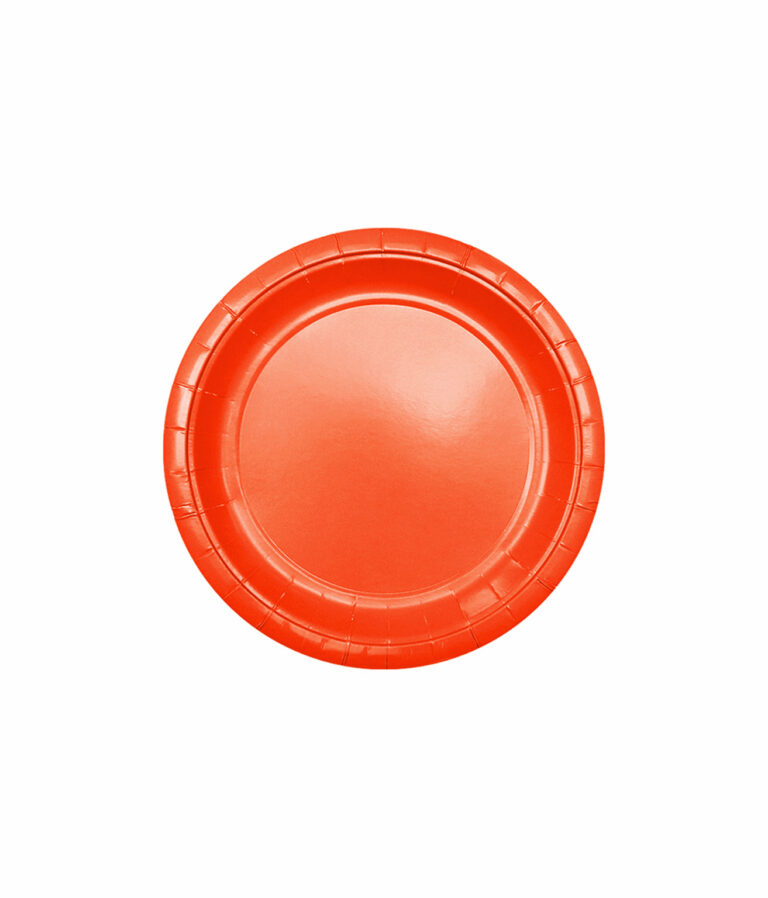 Orange Paper Plates 12x9in – LookSharpStore