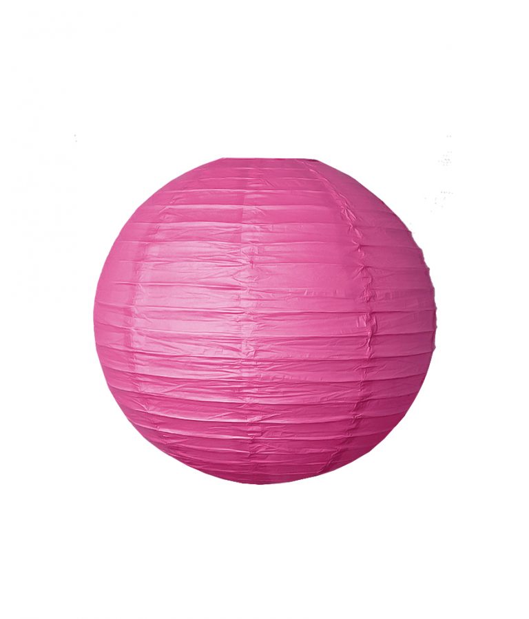 Hot Pink Round Paper Lantern 10in – LookSharpStore
