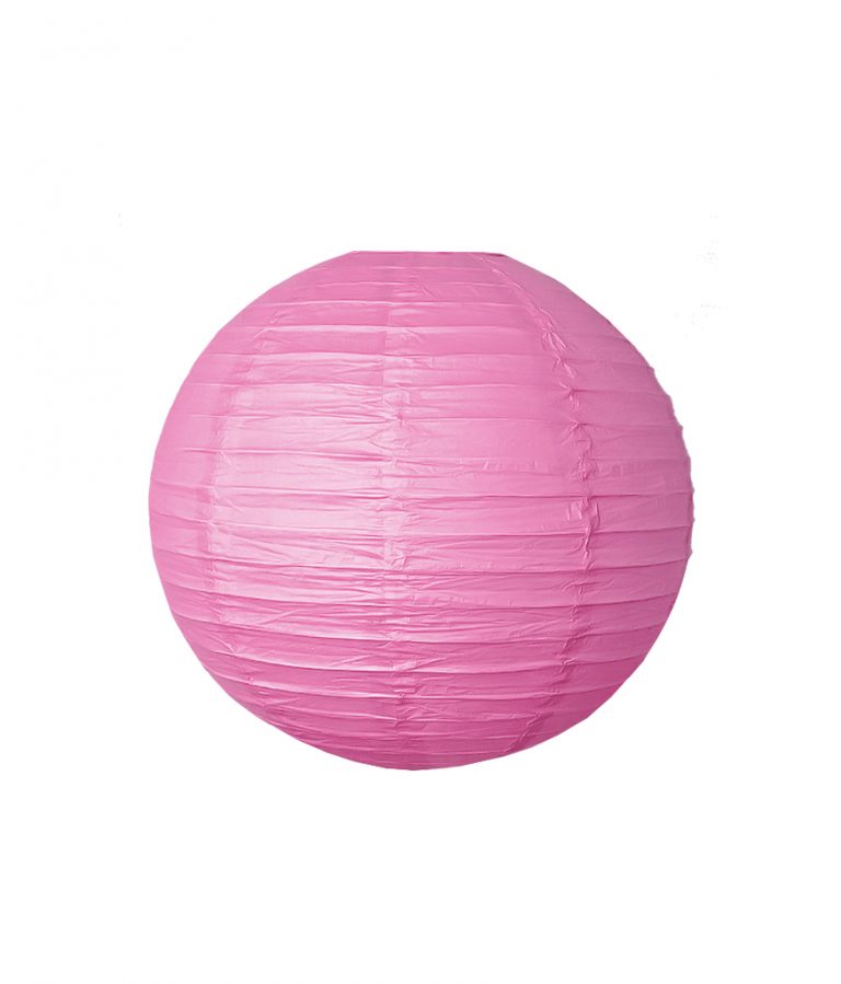 Light Pink Round Paper Lantern 12in – LookSharpStore