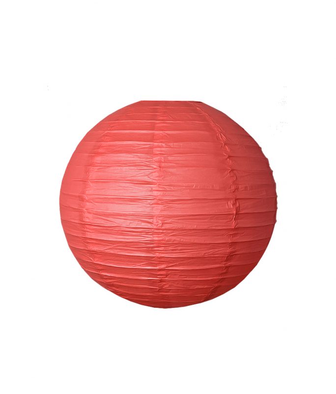 Red Round Paper Lantern 12in – LookSharpStore