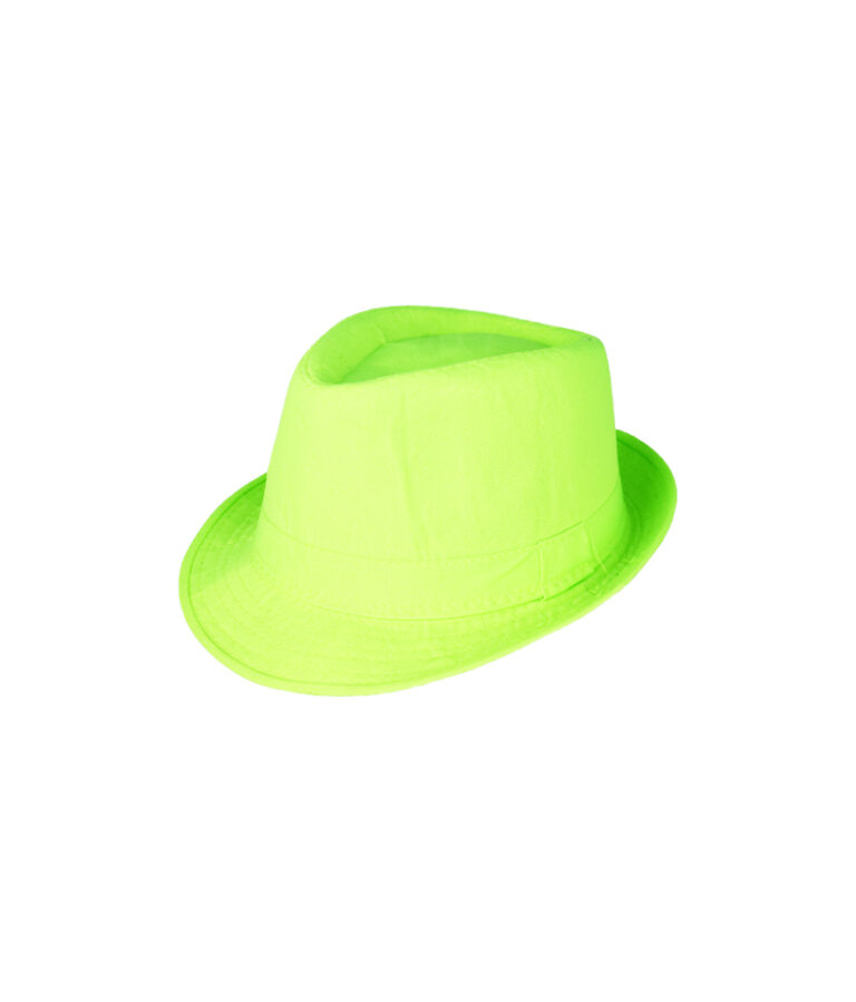 Green Neon Fedora – LookSharpStore