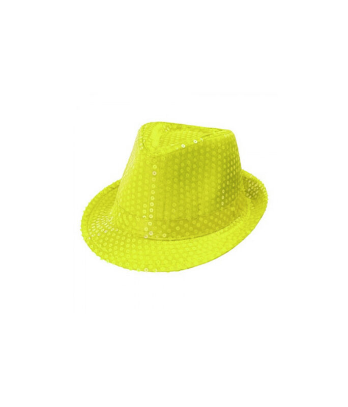 Yellow Neon Fedora – LookSharpStore
