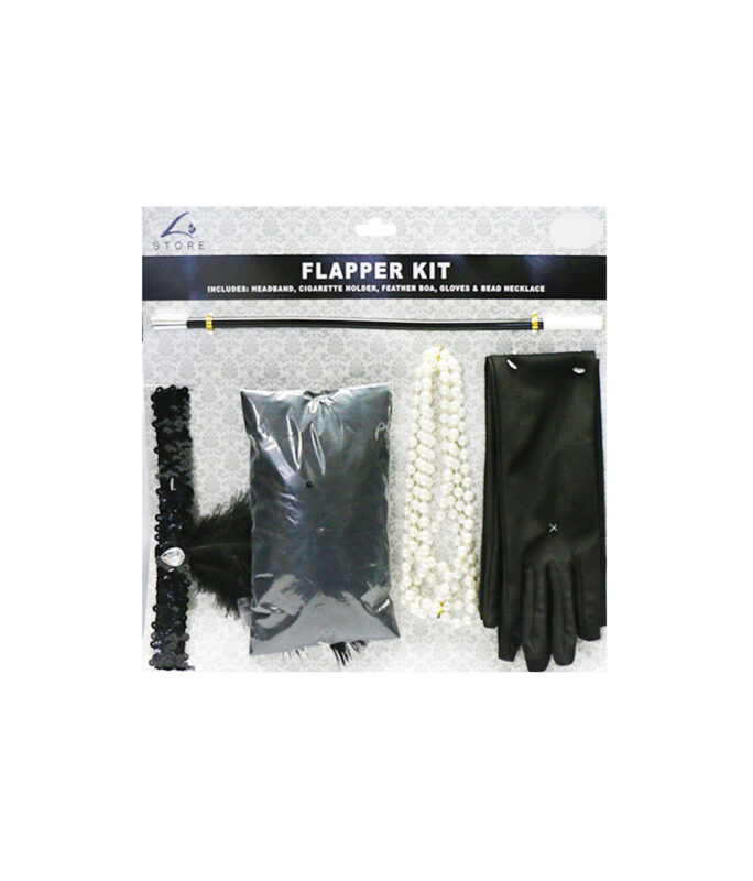 1920’s Black Flapper kit 5pc – LookSharpStore