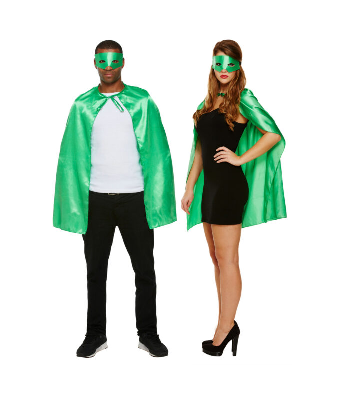 Superhero Cape Green Adult – LookSharpStore