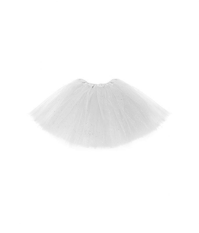 White Sequin Adult Tutu 40cm – LookSharpStore
