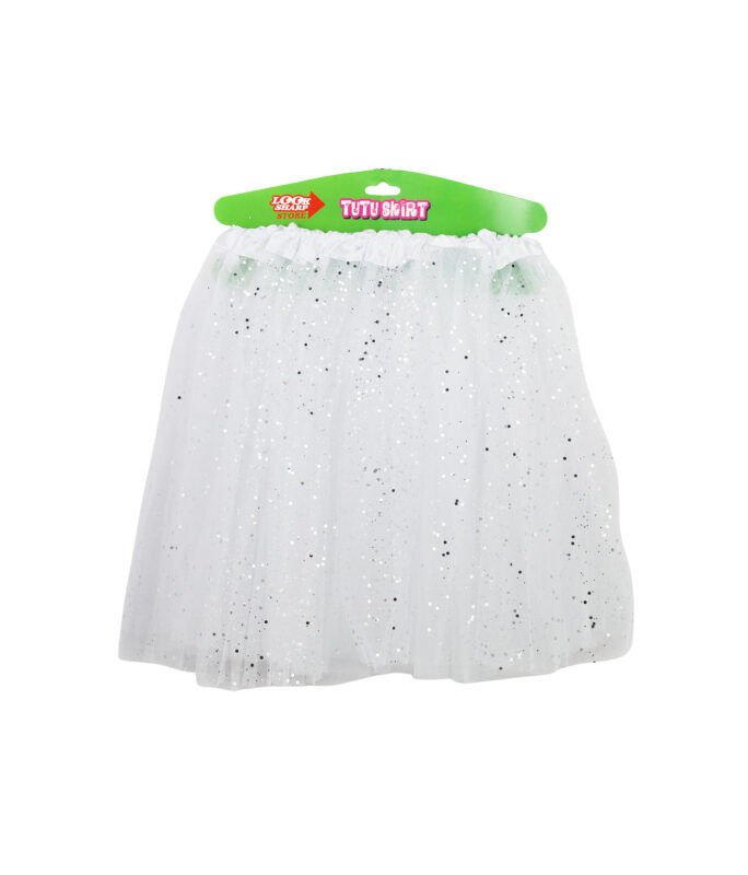 White Sequin Adult Tutu 40cm – LookSharpStore