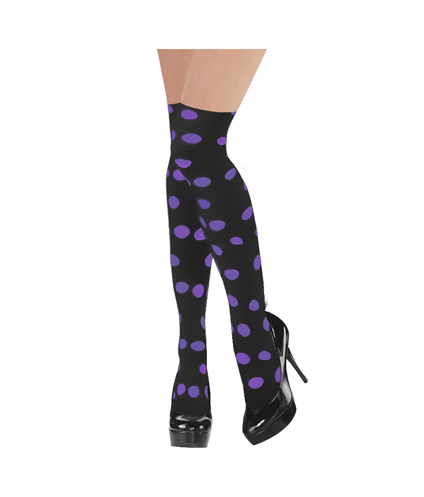 WilStocking-Dot-Purple-W – LookSharpStore