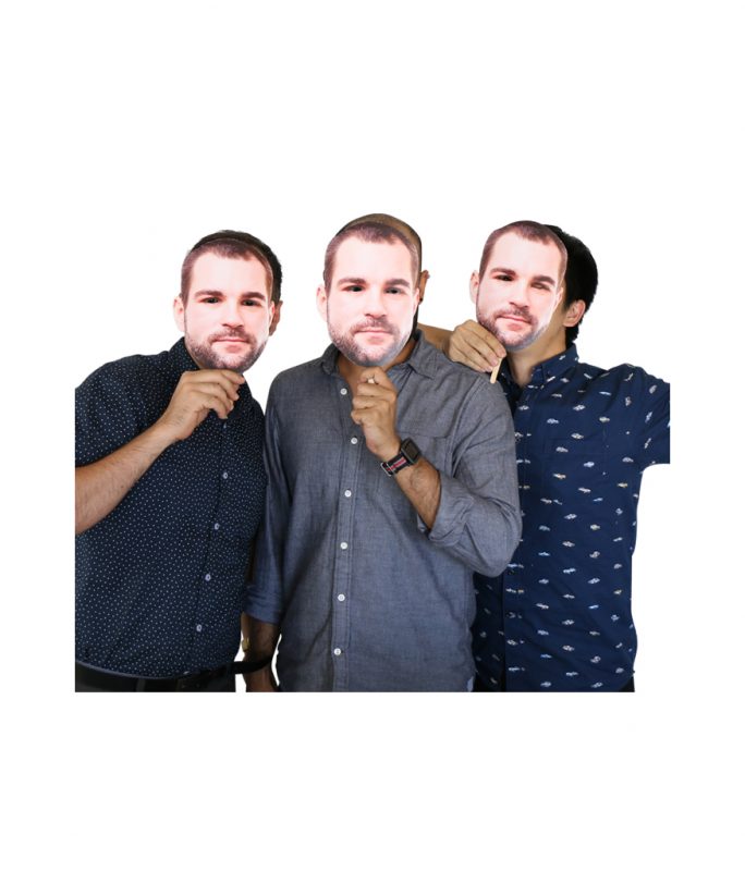 Personalised Paper Masks On Stick – LookSharpStore