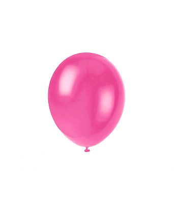 Hot Pink Plain Latex Balloons 12inch 20pk | LookSharpStore