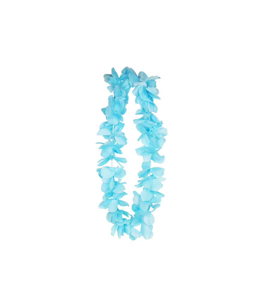 Light Blue Flower Lei | LookSharpStore