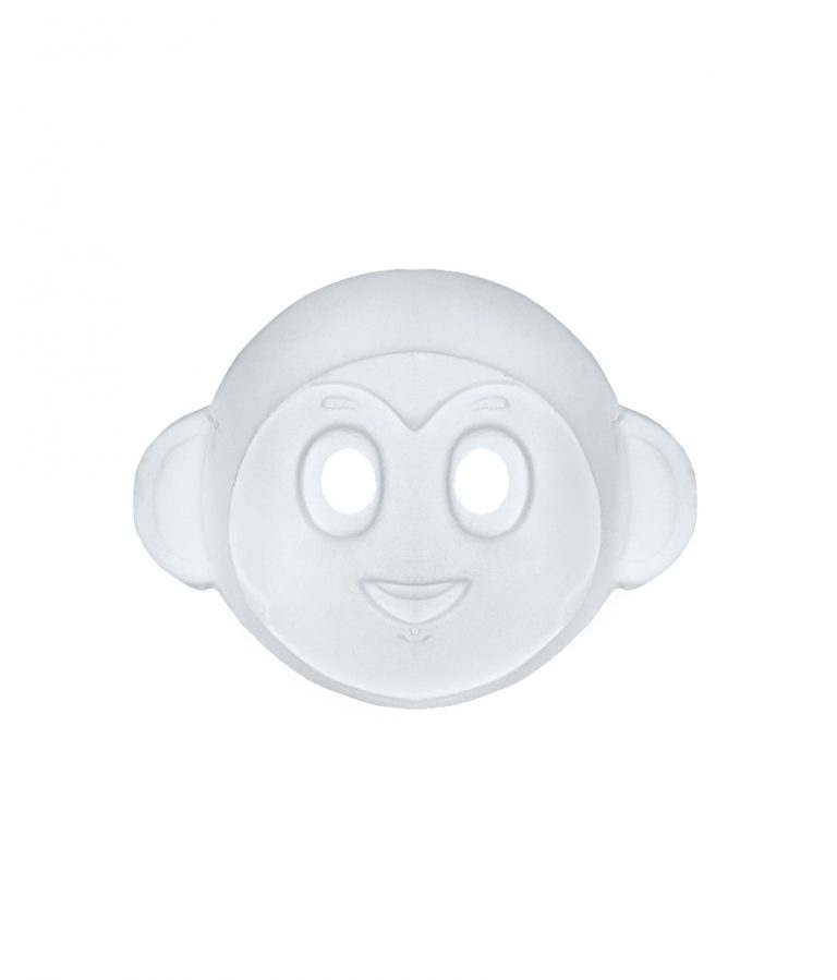 Monkey Paintable Paper Mask – LookSharpStore