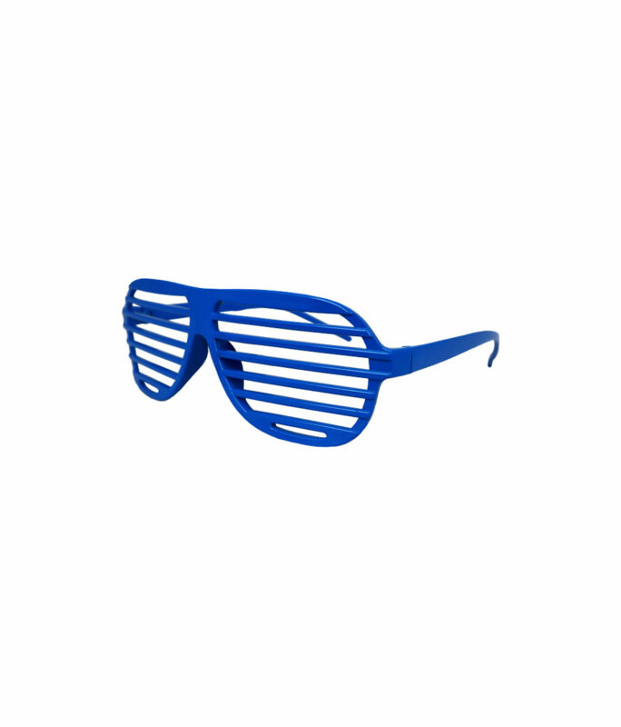 Royal Blue Shutter Shade Glasses – LookSharpStore