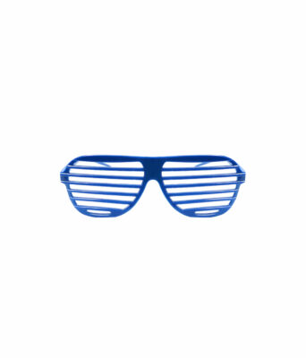 Royal Blue Shutter Shade Glasses – LookSharpStore