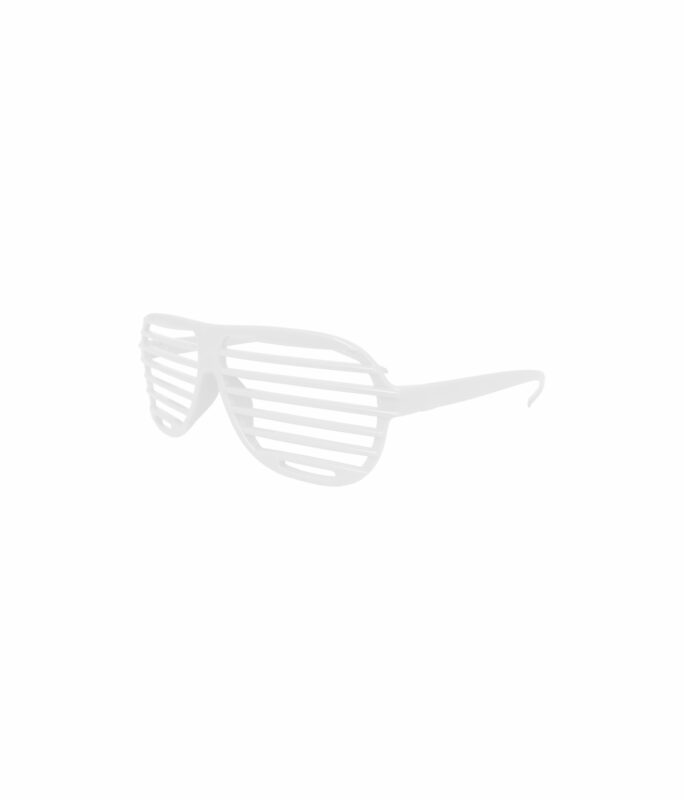 White Shutter Shade Glasses – LookSharpStore