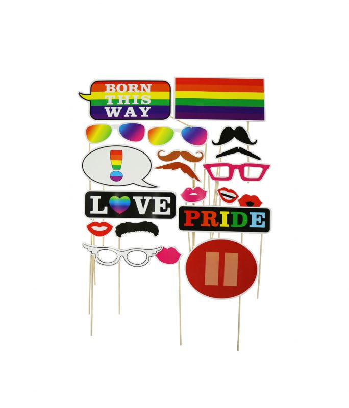 Rainbow Party Photo Props – LookSharpStore