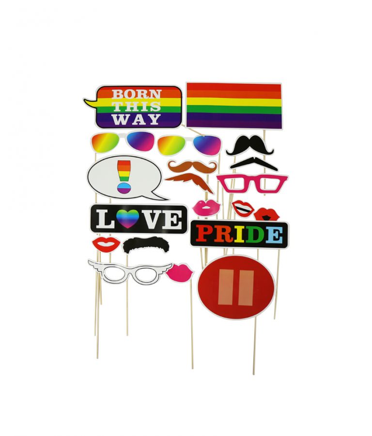 Rainbow Party Photo Props – LookSharpStore