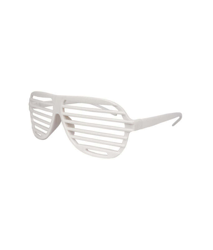 White Shutter Shade Glasses – LookSharpStore