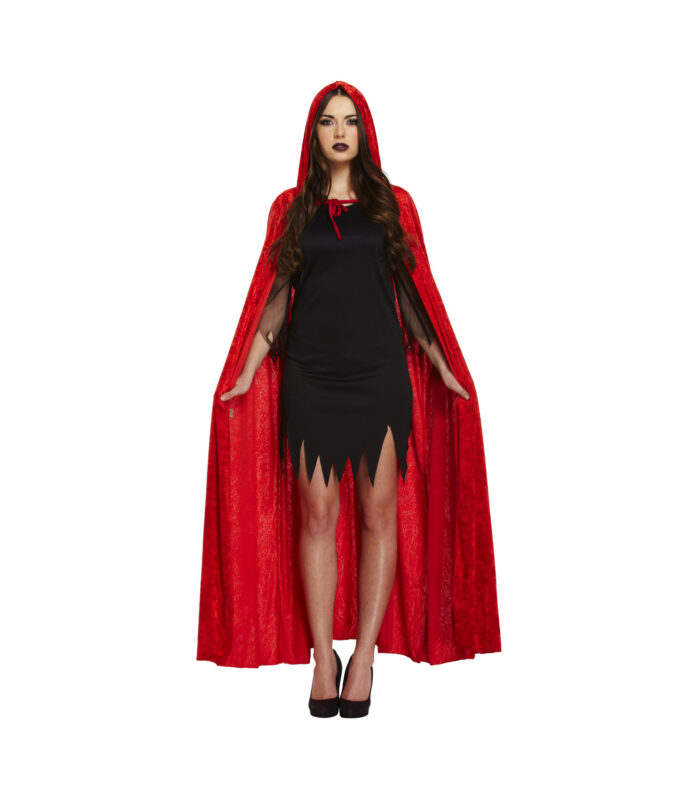 Red Velvet Cape Adult – LookSharpStore