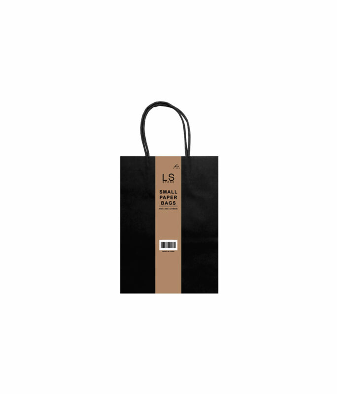 Black Small Paper Bag 4pcs – LookSharpStore