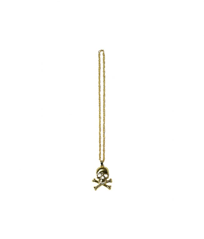 Metal Bling Necklace Gold Pirate – LookSharpStore