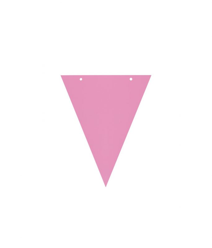 Paper Flag Banner With Ribbon Light Pink 8pk – LookSharpStore