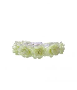 Rose Flower Crown Cream White – LookSharpStore