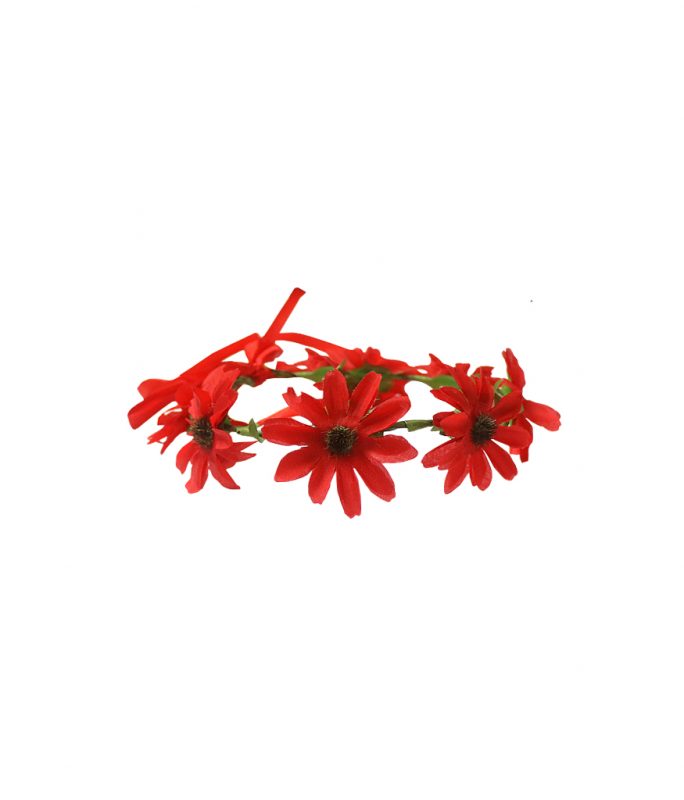 Red Daisy Flower Crown – LookSharpStore