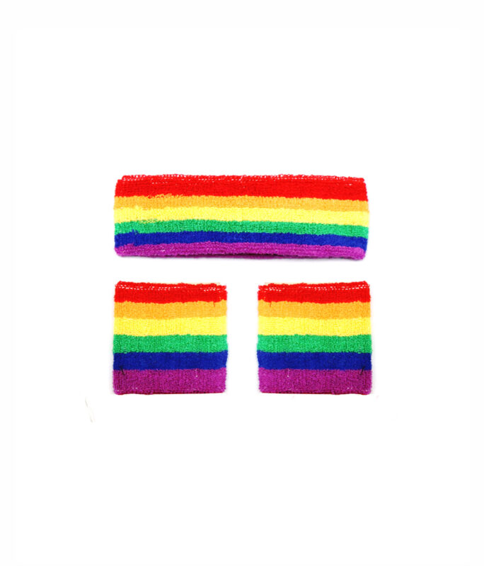 Rainbow Headband & Wristband Set – LookSharpStore