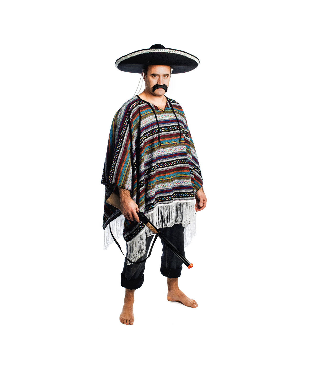 Deluxe Grey Poncho – LookSharpStore