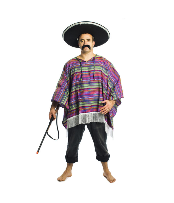 Deluxe Red Poncho – LookSharpStore