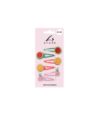 Snap Clip Fruit Design Hair Set 6pc – LookSharpStore
