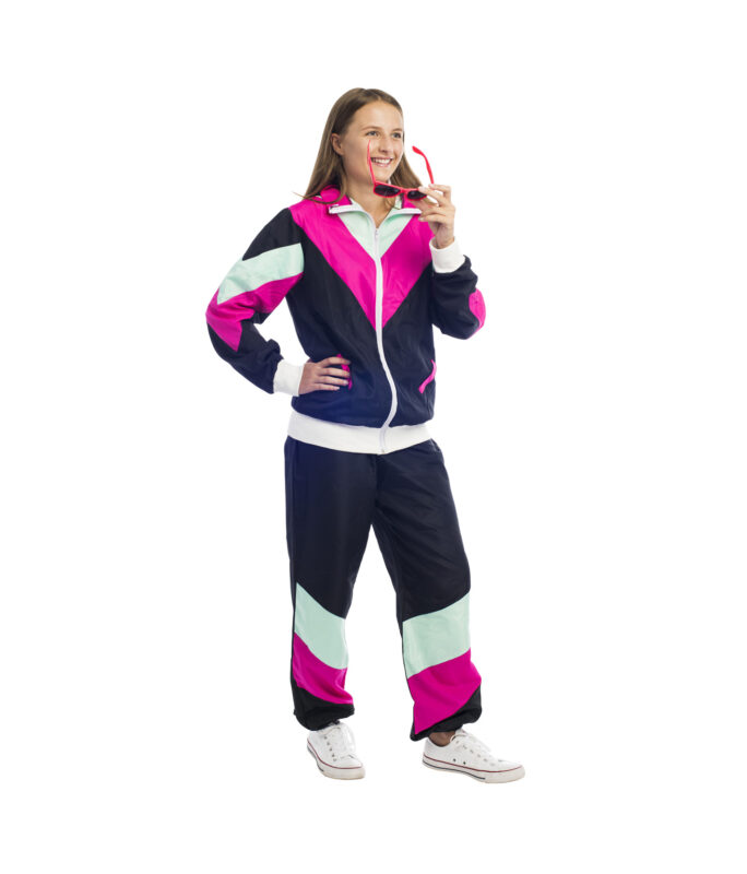 80’s Track Suit Black – LookSharpStore