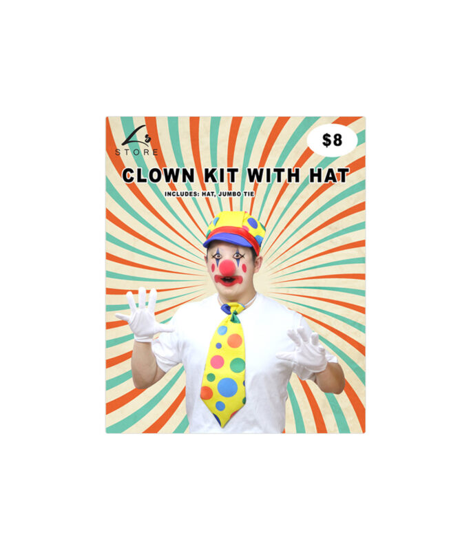 Clown Dress Up Kit With Hat 2pc – LookSharpStore