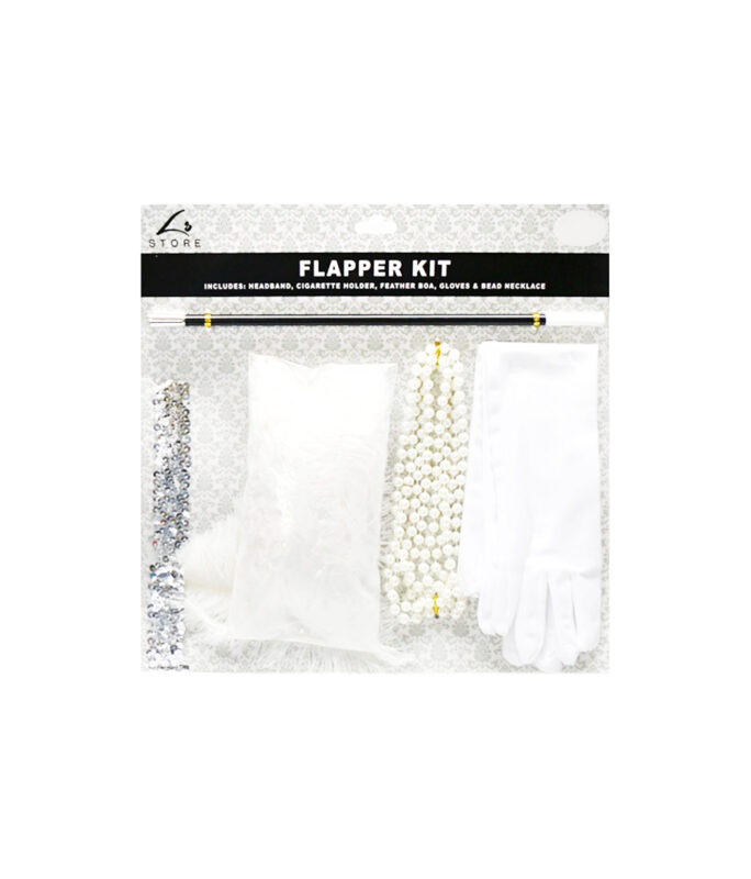 1920’s White Flapper Kit 5pc – LookSharpStore