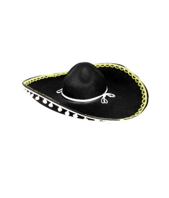 Black Mexican Felt Hat – LookSharpStore
