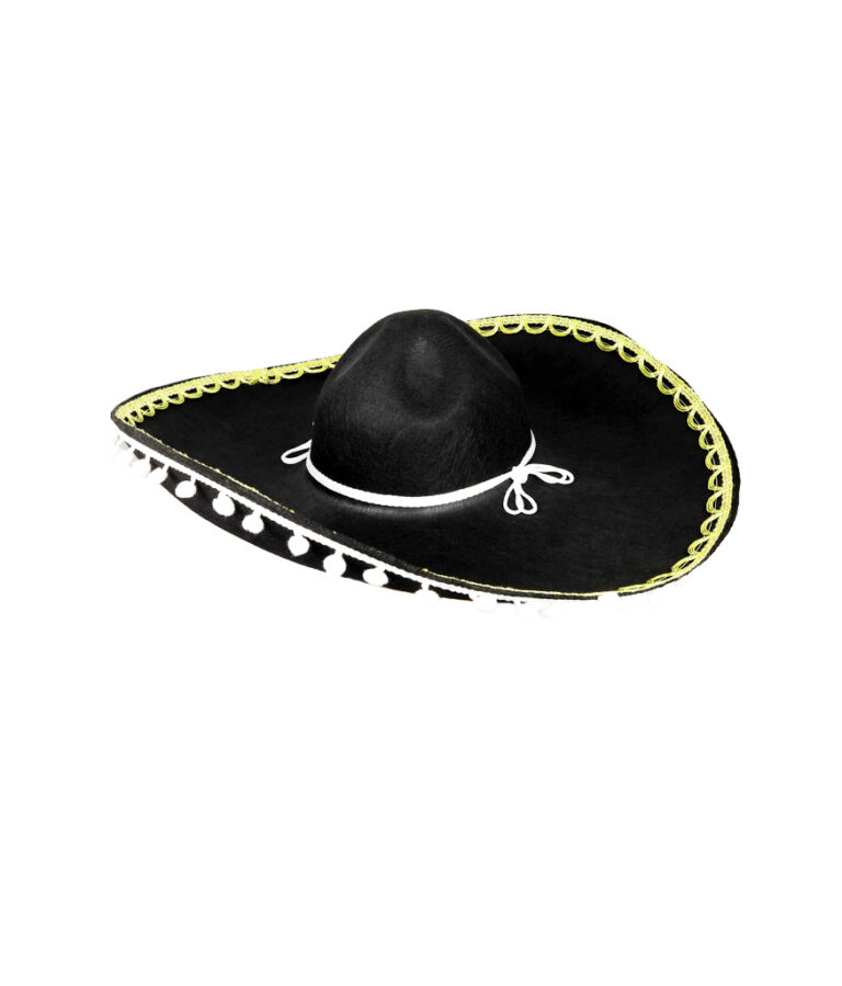 Black Mexican Felt Hat – LookSharpStore