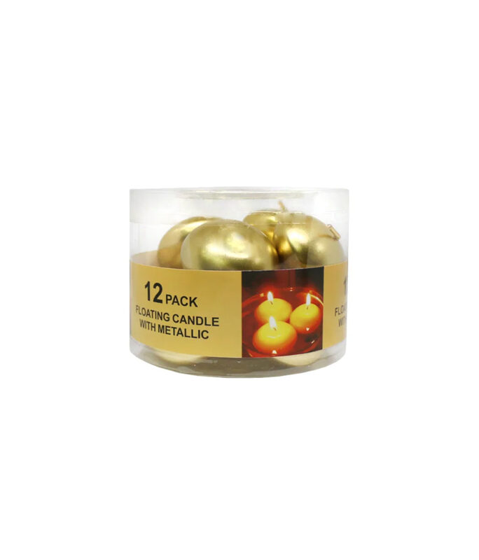 Gold Metallic Floating Candles 12pk – LookSharpStore