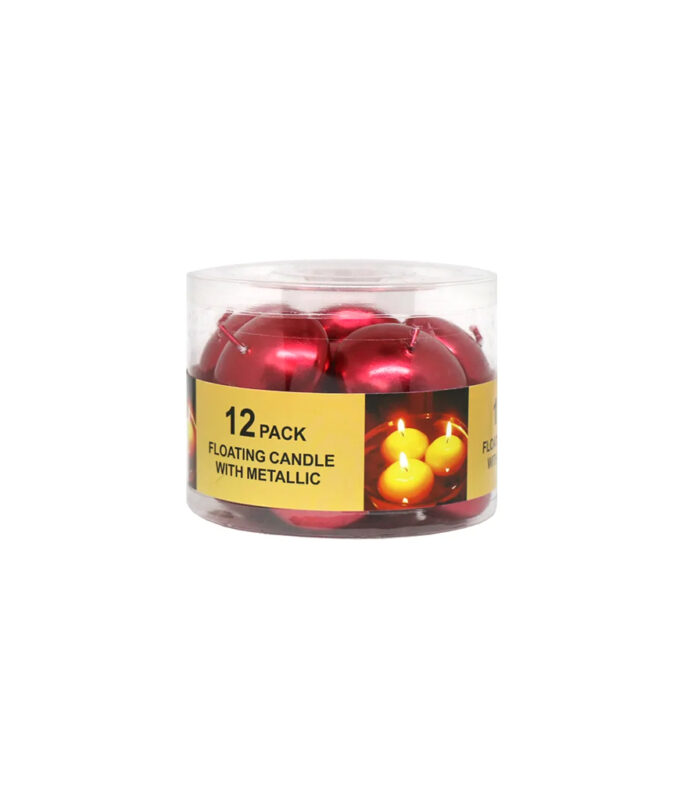 Red Metallic Floating Candles 12pk – LookSharpStore