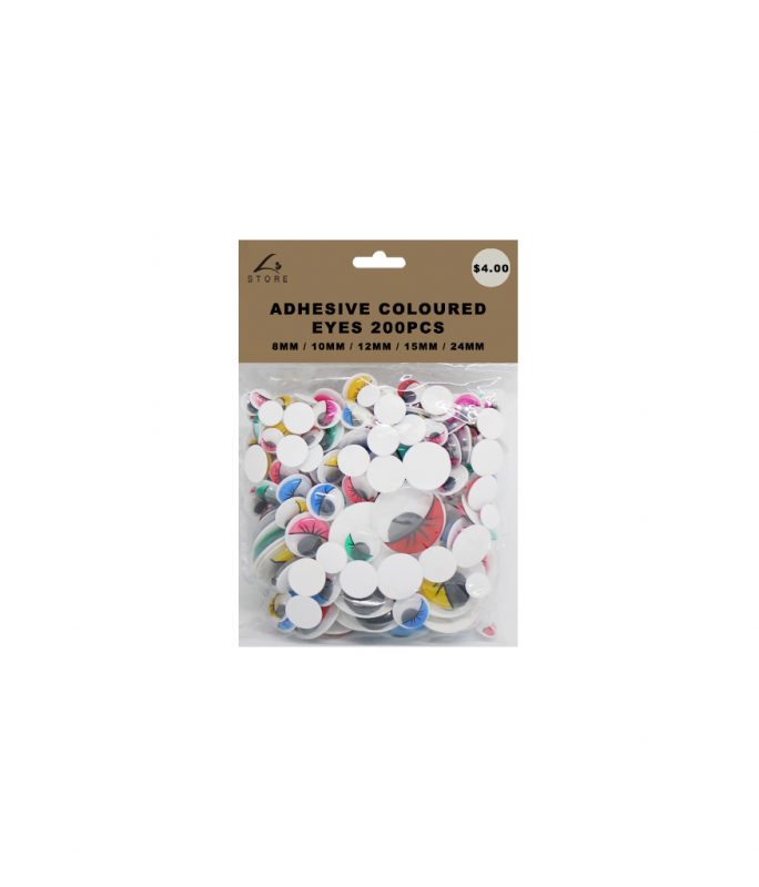 Googly Adhesive Colour Eyelash Eyes Assorted – LookSharpStore