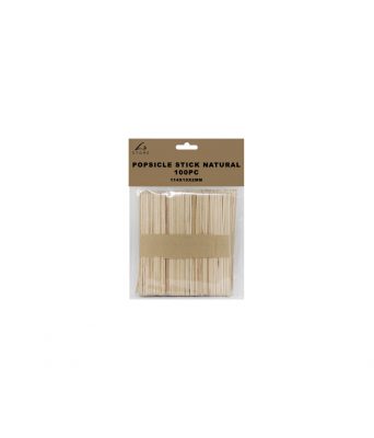 Natural Popsicle Stick 114x10x2mm – LookSharpStore