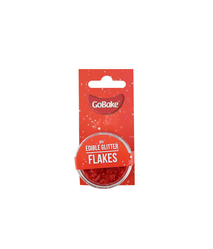 Red Edible Glitter Flakes 2g – LookSharpStore