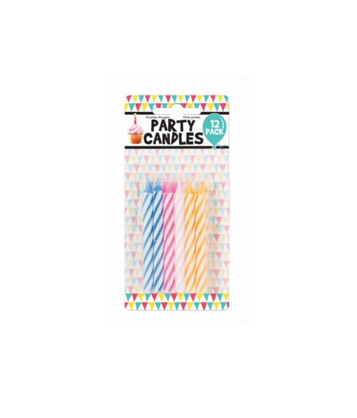 Jumbo Party Candles 12pk 8.5cm – LookSharpStore