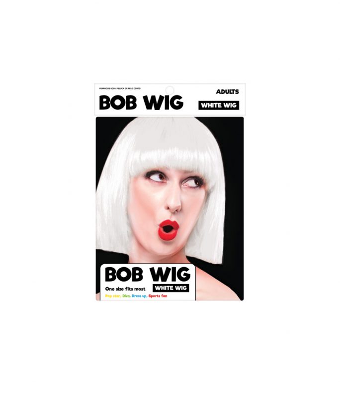 White Dress Up Bob Wig – LookSharpStore