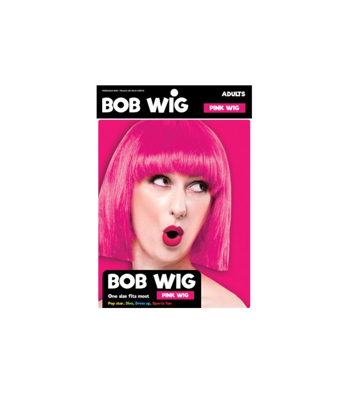 Pink Dress Up Bob Wig – LookSharpStore