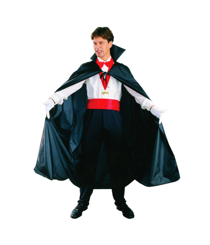 Long Black Cape Adult – LookSharpStore