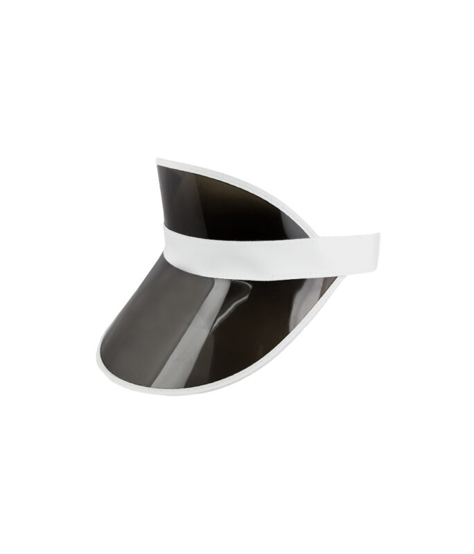 Black Transparent Plastic Visor – LookSharpStore