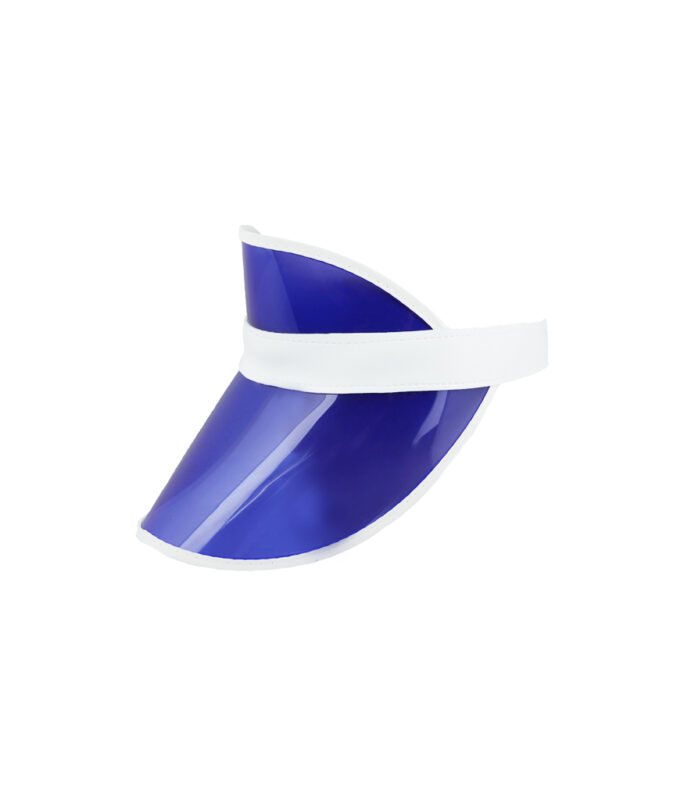 Blue Transparent Plastic Visor – LookSharpStore